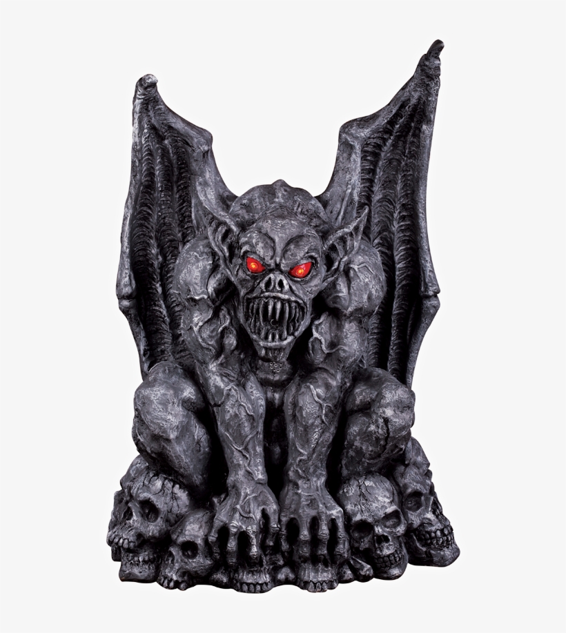 Deluxe Fiberglass Gargoyle - Gargoyle Png Transparent PNG - 650x975 ...