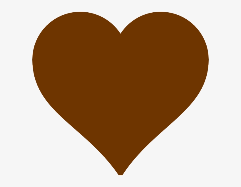 Clip Arts Related To - Brown Heart Transparent PNG - 600x557 - Free ...