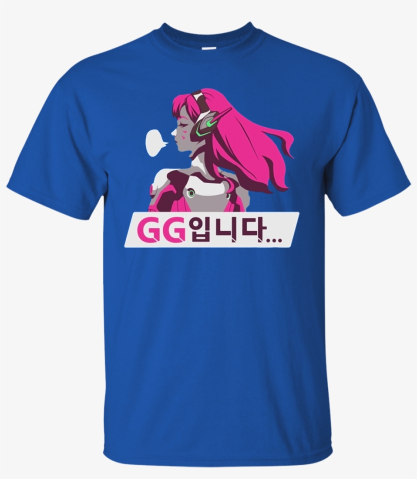 Overwatch D.va Gg Spray Tee Shirt Transparent PNG - 1024x1024 - Free ...