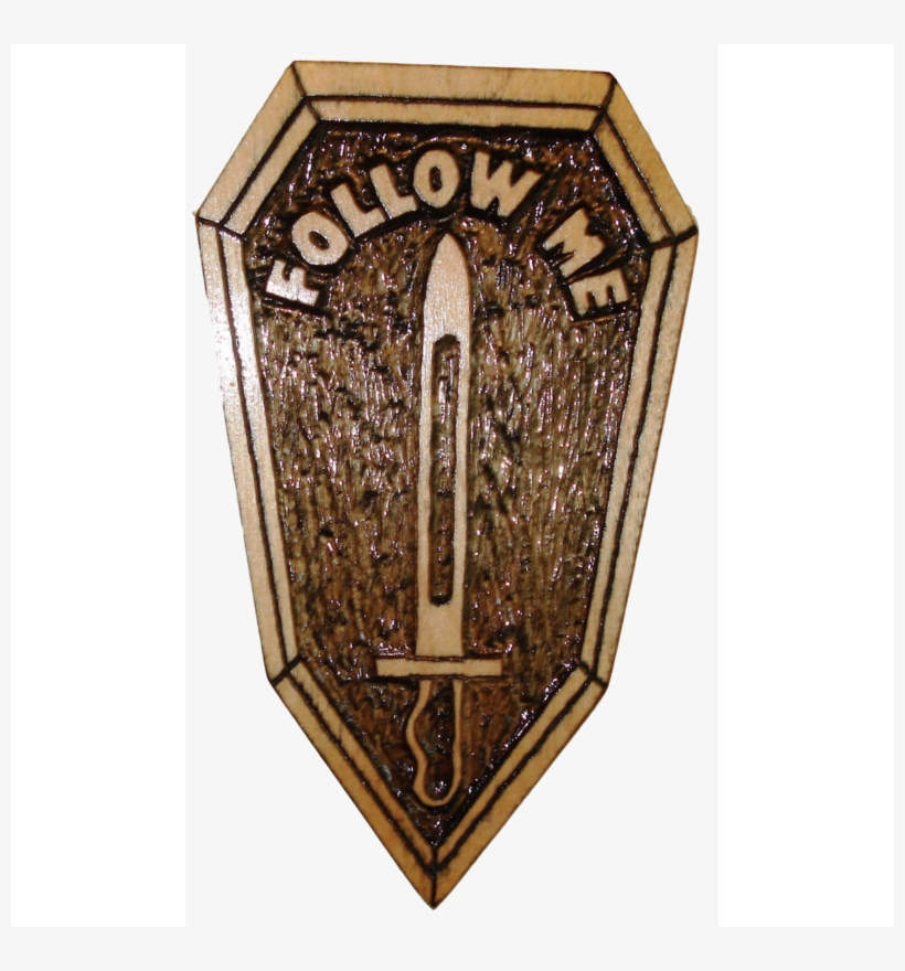 Hand Carved Follow Me - Us Army Infantry Follow Me Transparent PNG ...