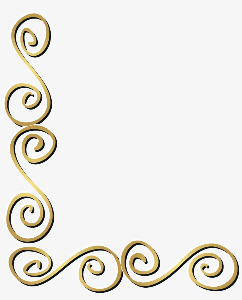 Gold Corner Border Design Gold Clip Art Teal Border Frame