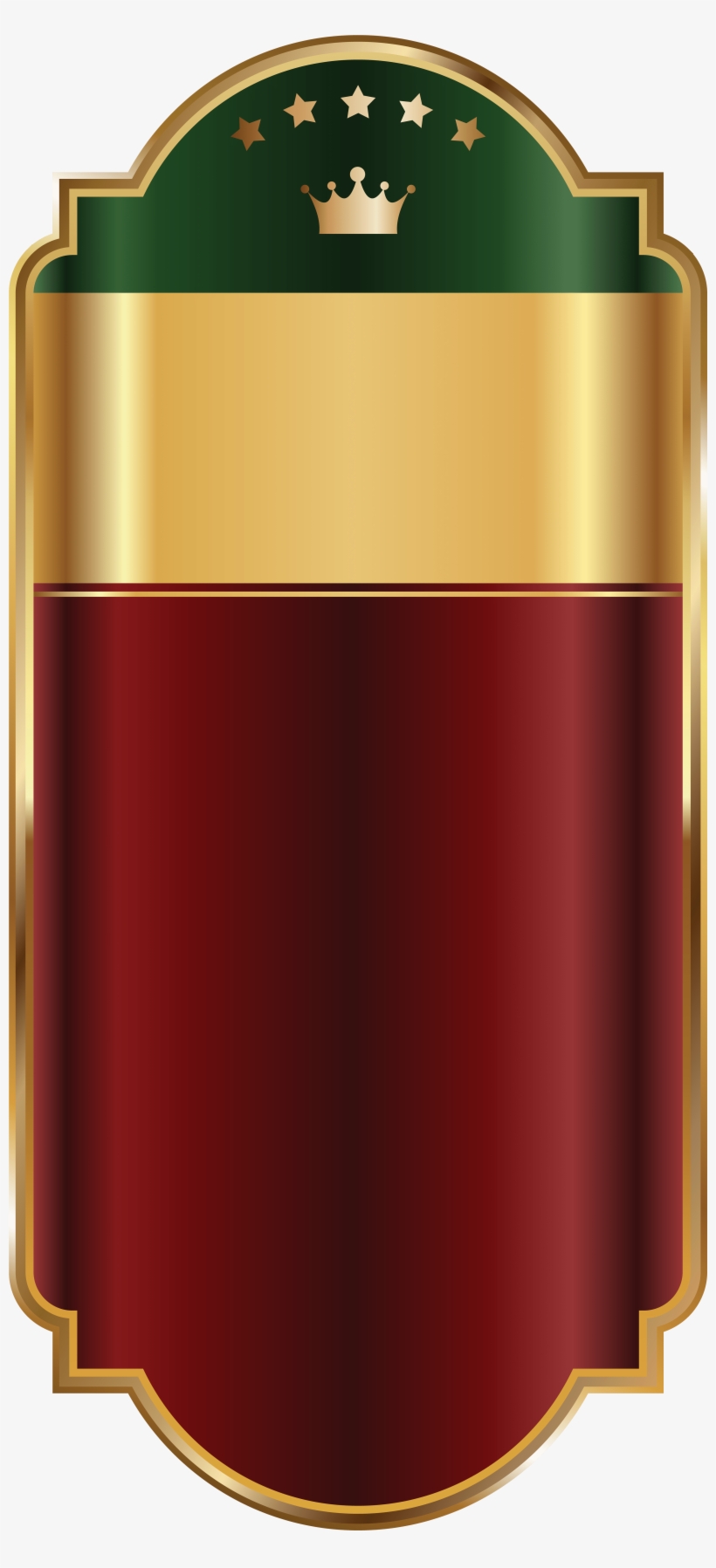 Red Label Template Transparent Png Clip Art Image - Steel Frame Borders ...