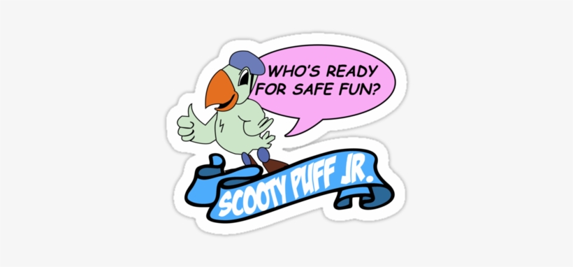 Labels, Scraps, Png - Scooty Puff Jr Transparent PNG - 375x360 - Free ...