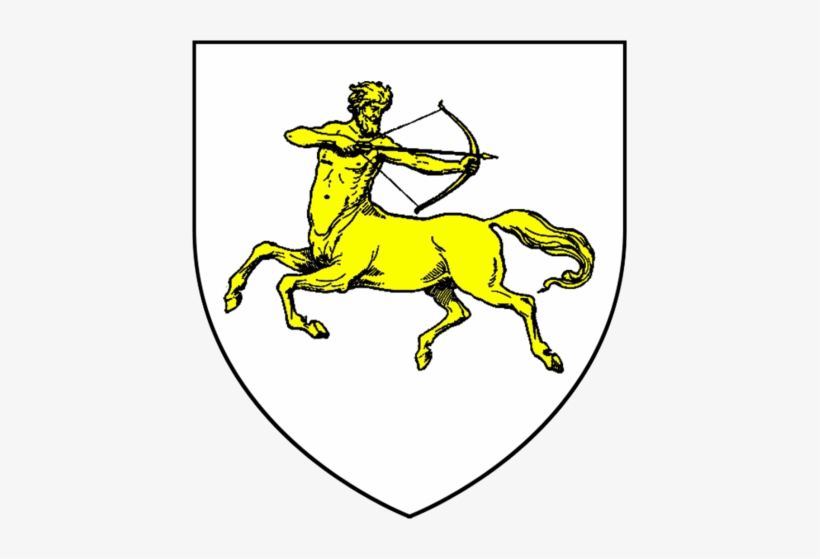 House Caswell - Centaur Outline Transparent PNG - 435x479 - Free ...