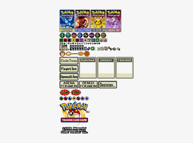 Download Pokemon Tcg Gbc Sprites - HD Transparent PNG - NicePNG.com