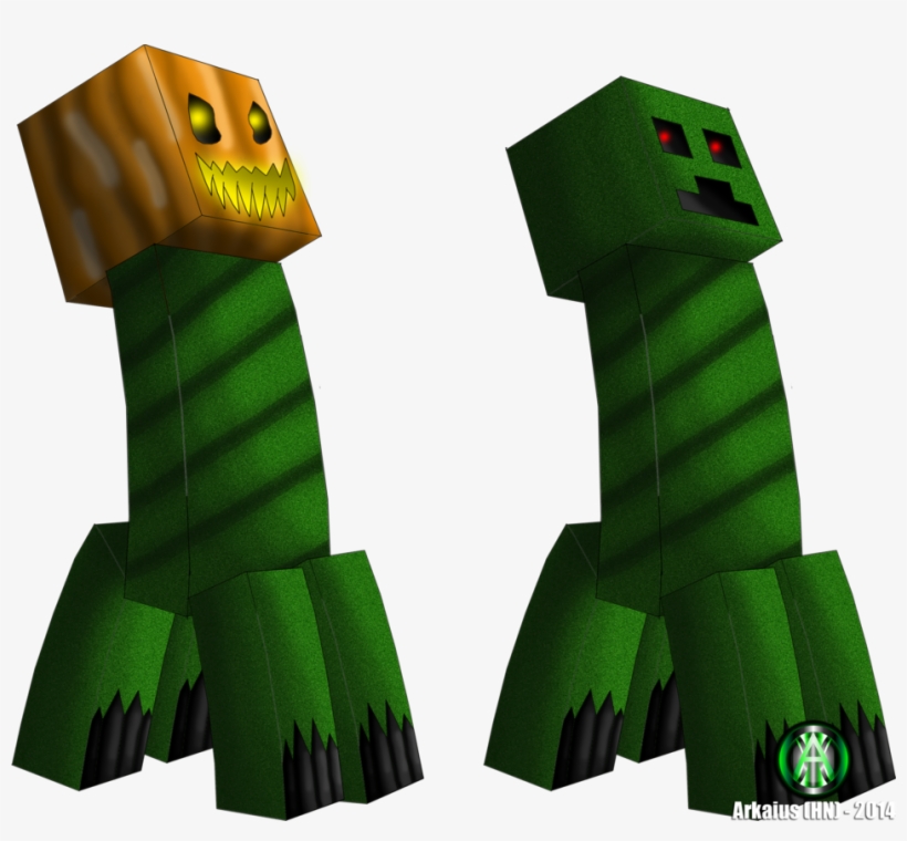 Download Minecraft My Ideas Pumpkin Head Creeper By Thelegendaryarkaius ...