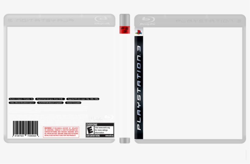 Untitled 23 Ps3 Disc Case Template Transparent PNG 1024x730 Free 
