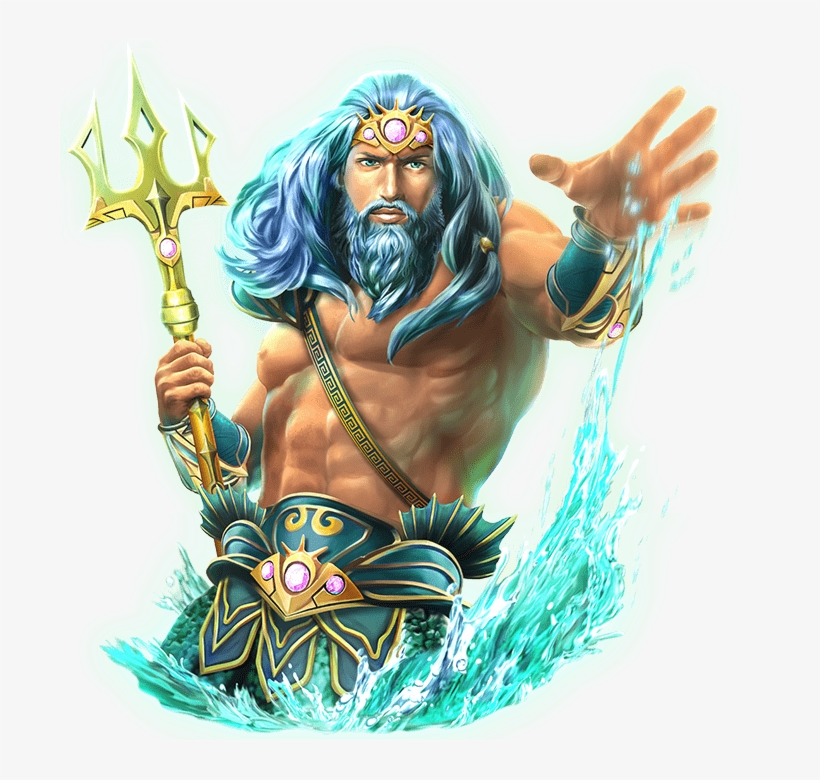 Almighty Reels™ Realm Of Poseidon - Slot Machine Transparent PNG ...