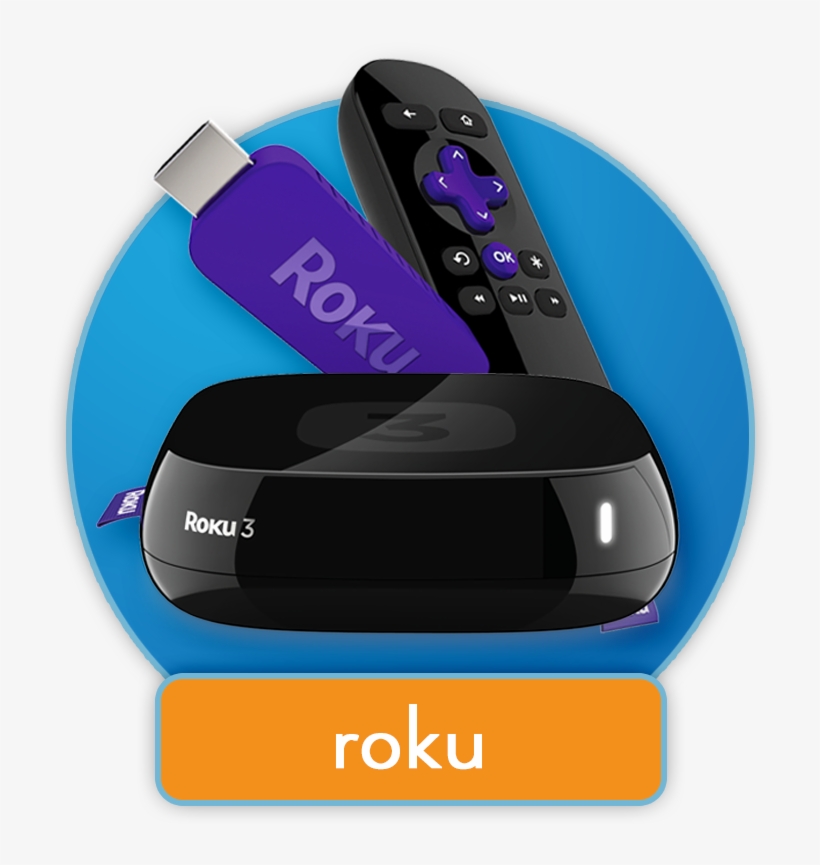 Download Roku 3500r Streaming Hdmi Stick (refurbished) (purple/black) - HD Transparent PNG ...