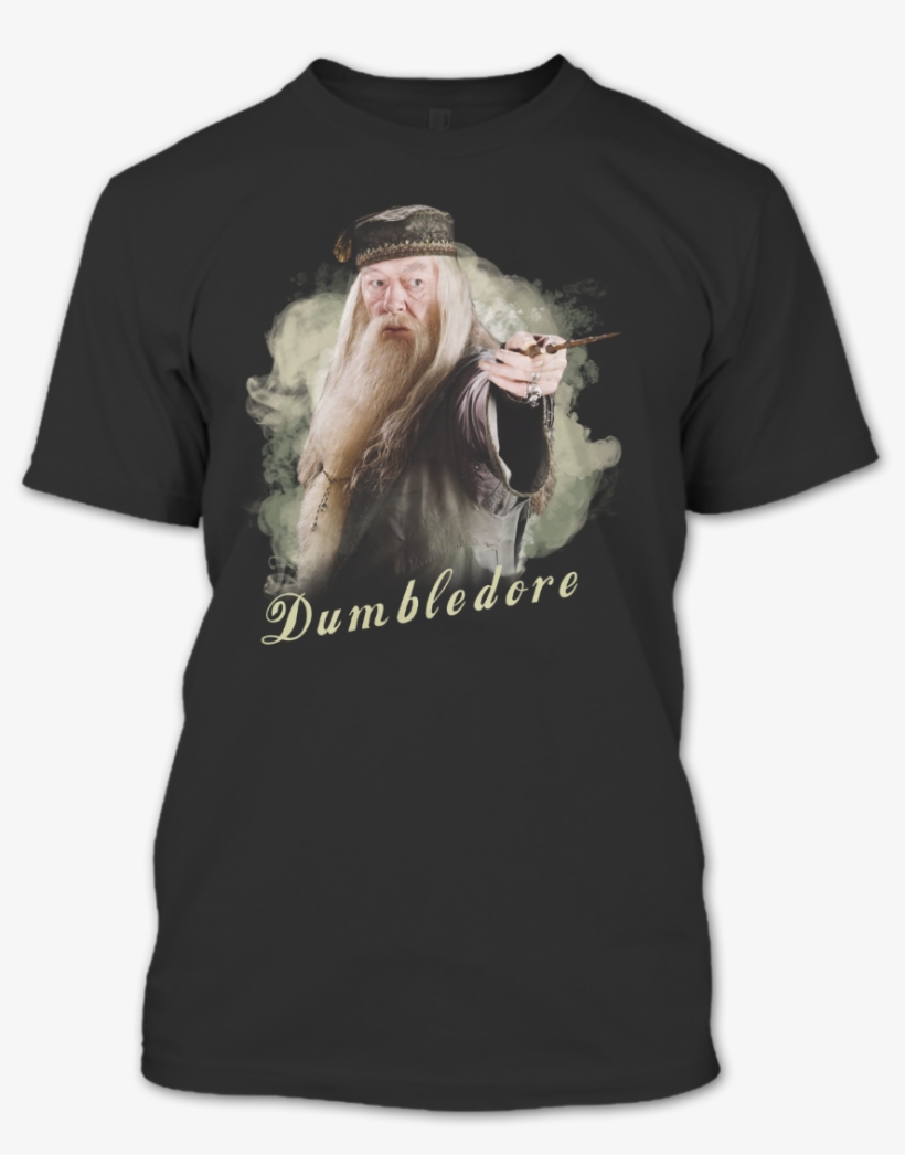 A Black T-shirt With The Shopify Logo - Albus Dumbledore Harry Potter ...