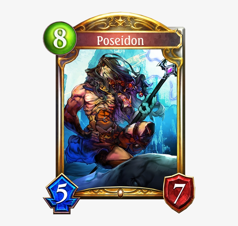 Poseidon Shadowverse Transparent PNG - 536x698 - Free Download on NicePNG