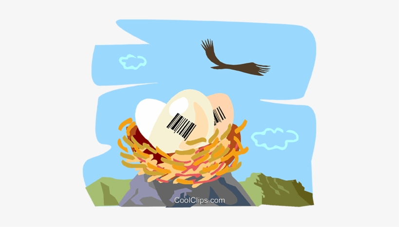 Eggs Depicting Upc Code Markings Royalty Free Vector - Illustration ...