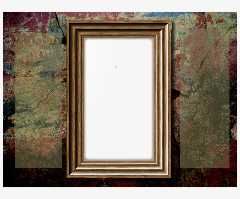 Frame On Cracked Wall - Picture Frame Transparent PNG - 800x600 - Free ...