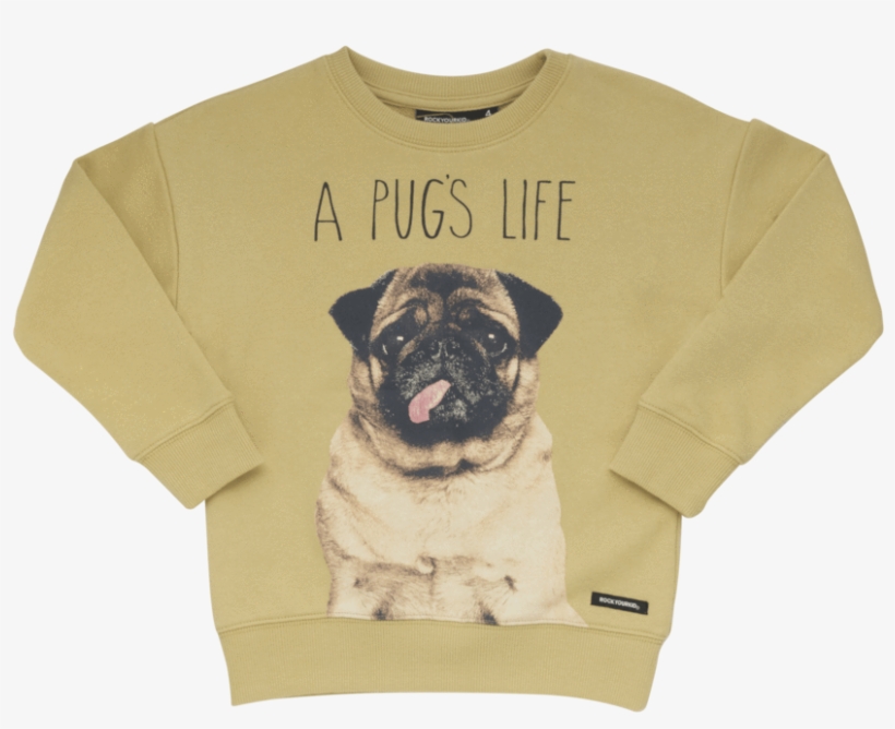 Pug Life Sweatshirt - Pug Transparent PNG - 900x900 - Free Download on ...