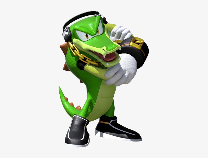 Vector The Crocodile - Silver Team Sonic Racing Transparent PNG ...