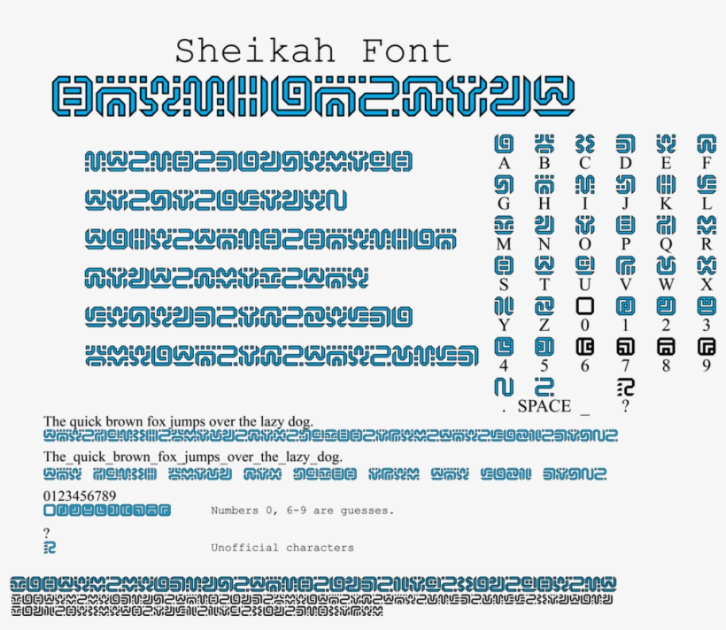 Text In Sheikah Is The Following - Sheikah Schrift Transparent PNG ...