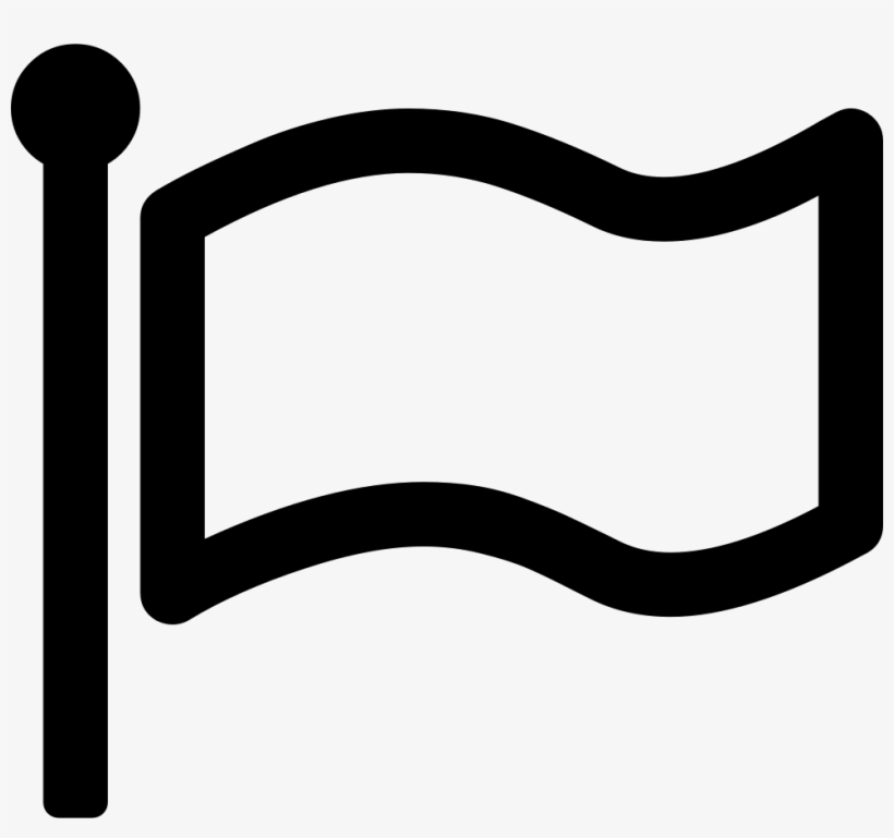 Flag Empty Comments - Empty Flag Png Transparent PNG - 980x872 - Free ...