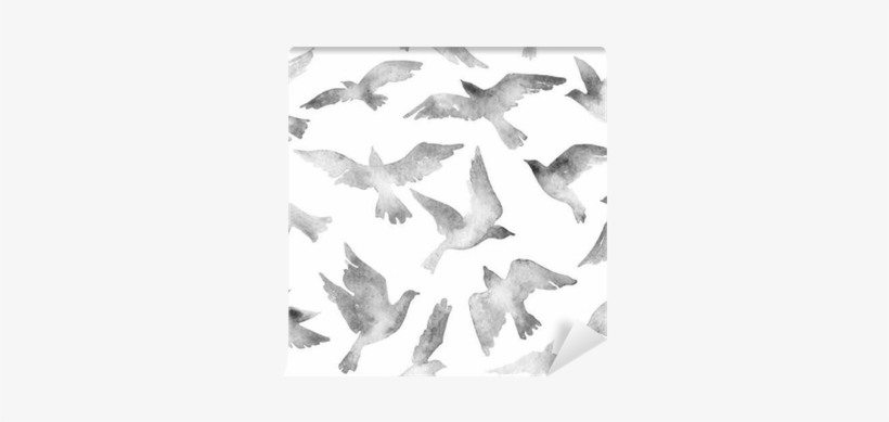 Abstract Flying Bird Drawing