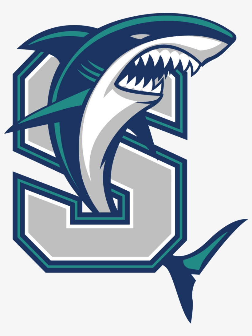 Logo Design Samples - Southside High School Sharks Transparent PNG ...
