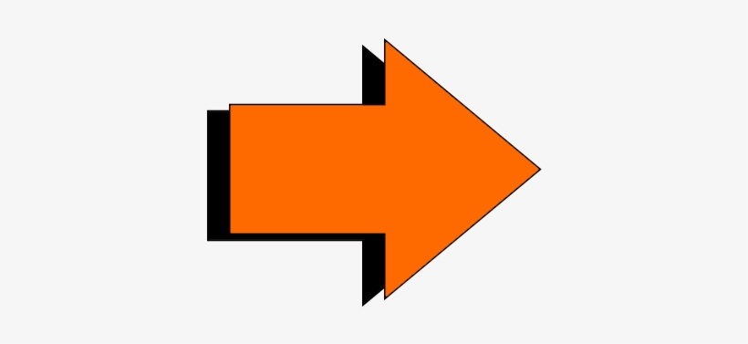 Download Orange Arrow By Me - Clipart Orange Arrow - HD Transparent PNG ...