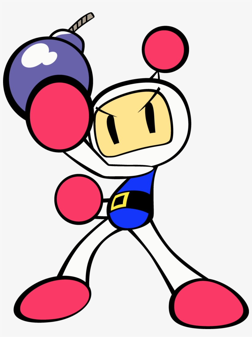 Super Bomberman R - Super Bomberman R White & Red Transparent PNG ...
