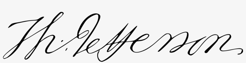 Open - Thomas Jefferson Signature Transparent PNG - 2000x421 - Free ...