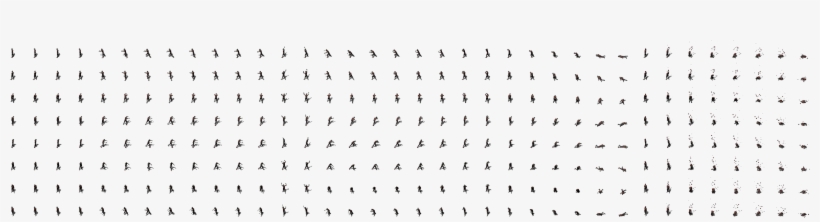 Zombie 0 - Top Down Zombie Sprite Sheet Transparent PNG - 4608x1024 ...