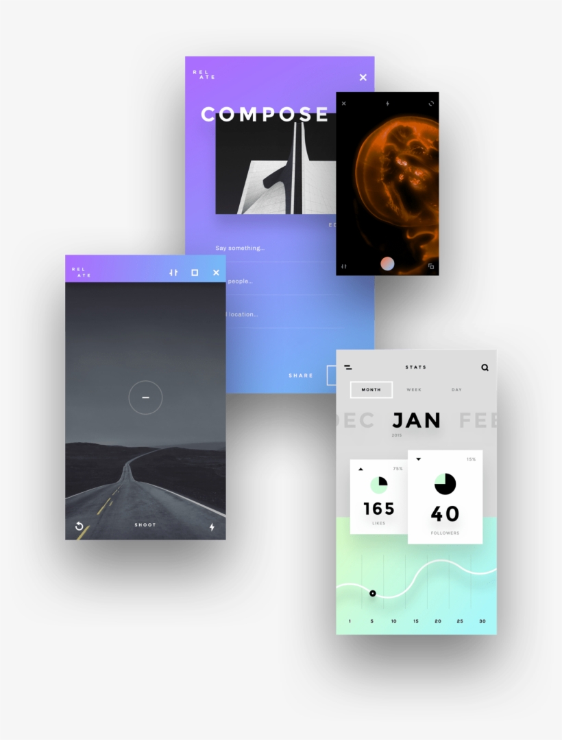 A Clean, Simple Ui Kit For Mobile - Mobile Phone Transparent PNG ...