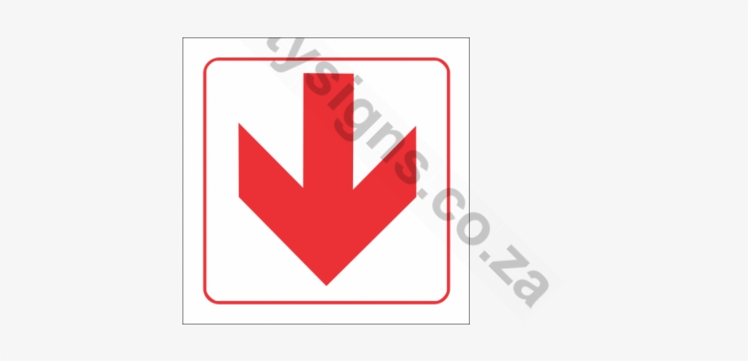 Red Arrow Location Of Fire Fighting Equipment Safety - Sign Transparent ...