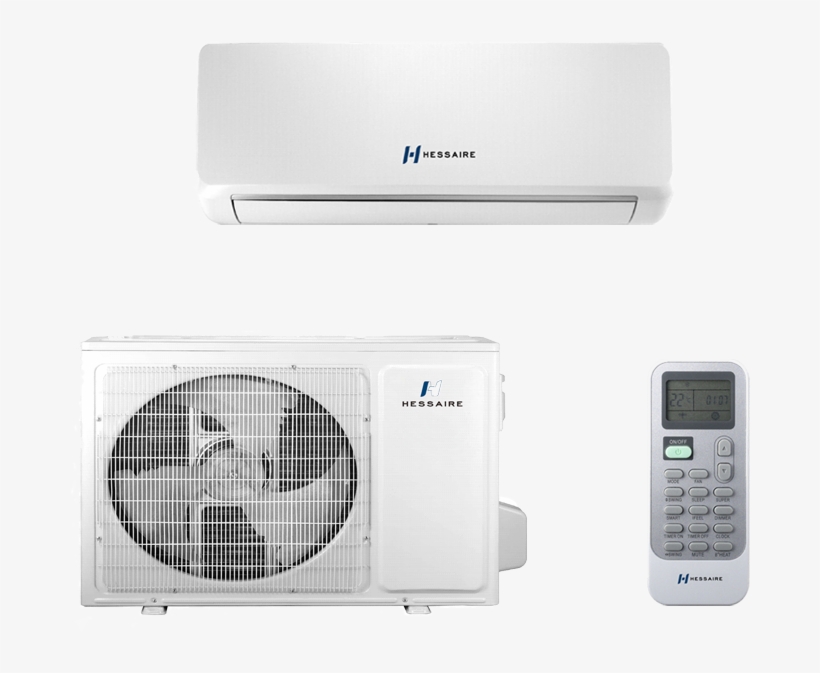 Hessaire H12hp1a Ductless Mini Split - Hessaire H18hp2a 18,000 Btu 1.5 ...