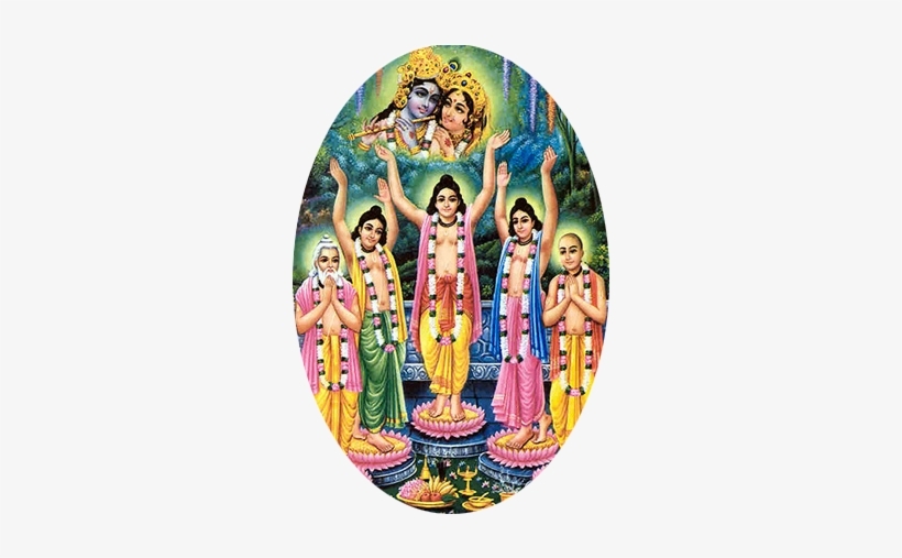 Lord Chaitanya - Pancha Tattva Hd Transparent PNG - 288x427 - Free ...