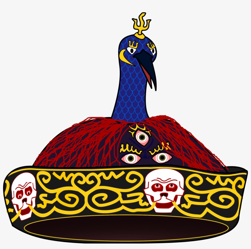 Raven Crown - - Crown Of The King Of Bhutan Transparent PNG - 2000x1890 ...