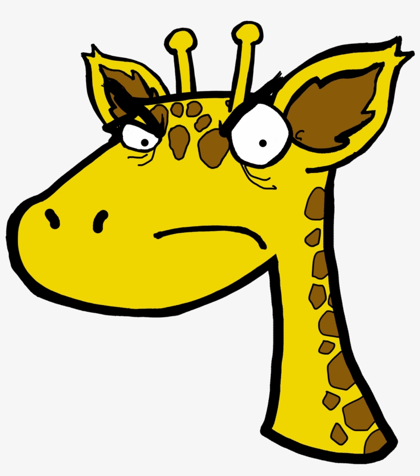 Giraffe Clipart Mad - Mad Giraffe Clipart Transparent PNG - 1467x1600 - Free Download on NicePNG