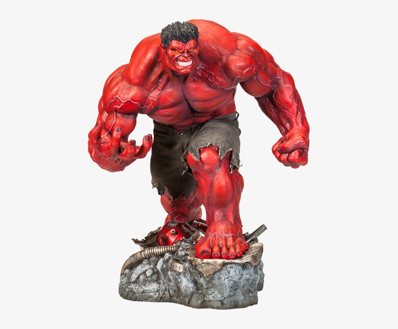 Red Hulk - Gray Hulk Marvel Premium Format Figure Transparent PNG ...