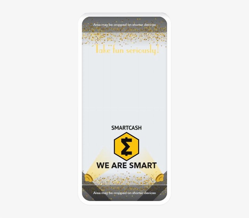 Smartcash Snapchat Filters - Poster Transparent PNG - 379x661 - Free ...