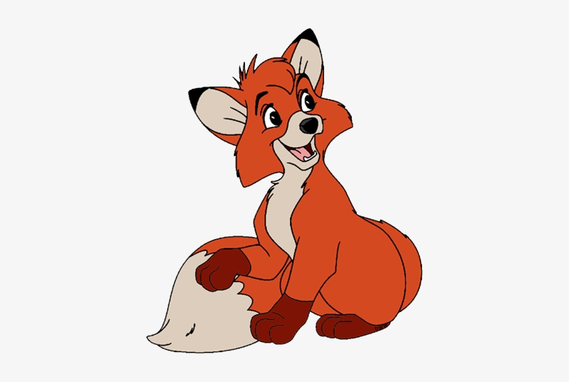 Tod The Fox - Fox From Fox And The Hound Transparent PNG - 400x471 ...