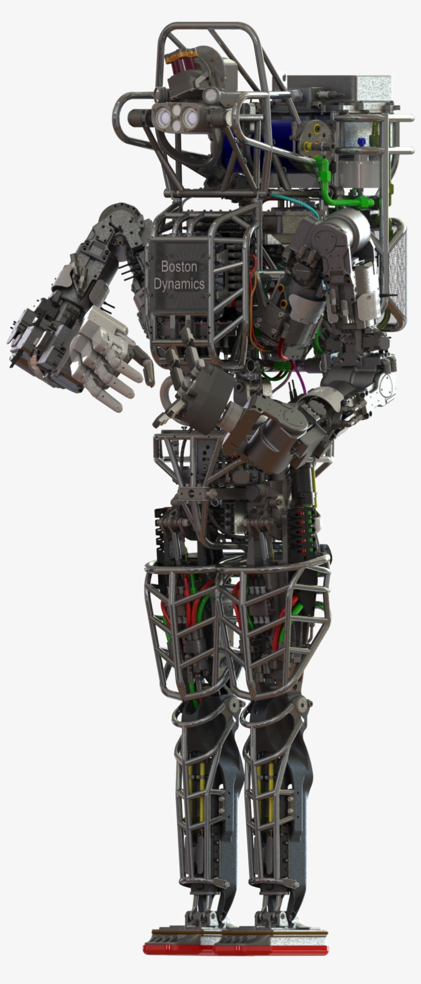 Atlas Front View - Atlas Robot Png Transparent PNG - 1080x1920 - Free ...