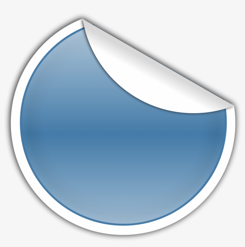 This Free Clipart Png Design Of Blue Sticker Transparent PNG - 900x900 ...