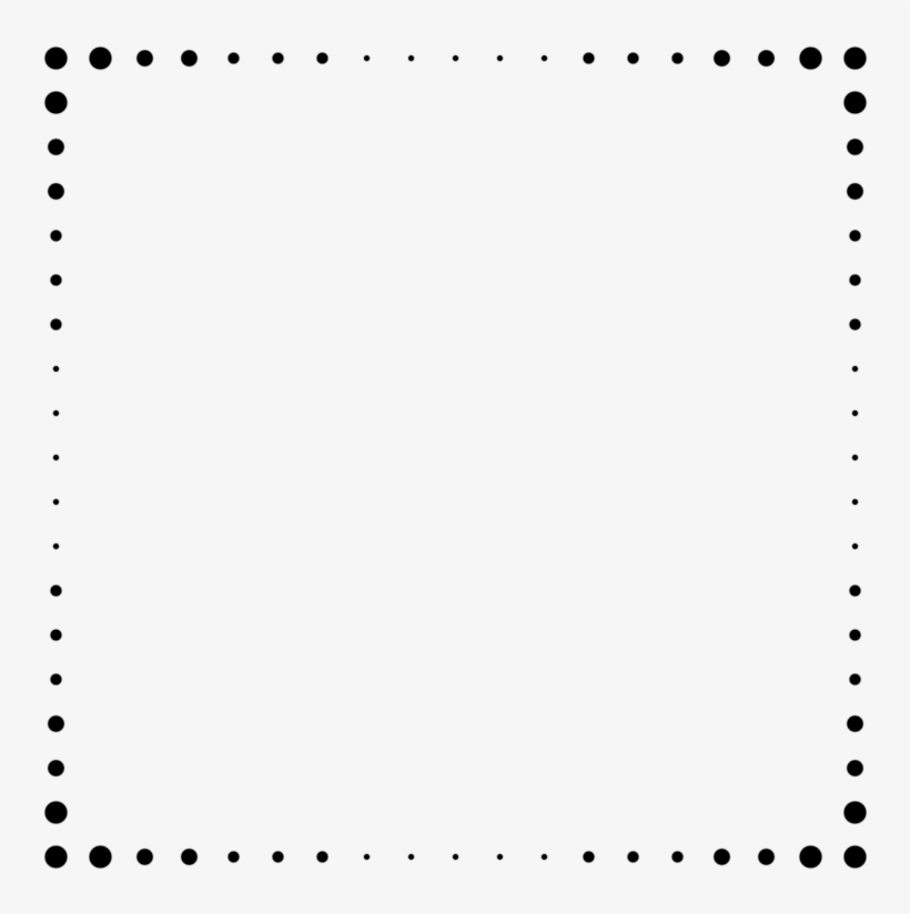 Squares Clipart Black Border - Postcard Stamp Vector Png Transparent ...