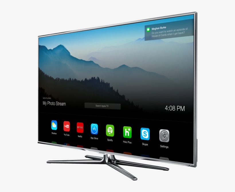 Samsung Smart Signage Tv 40” - Iphone Television Transparent PNG ...