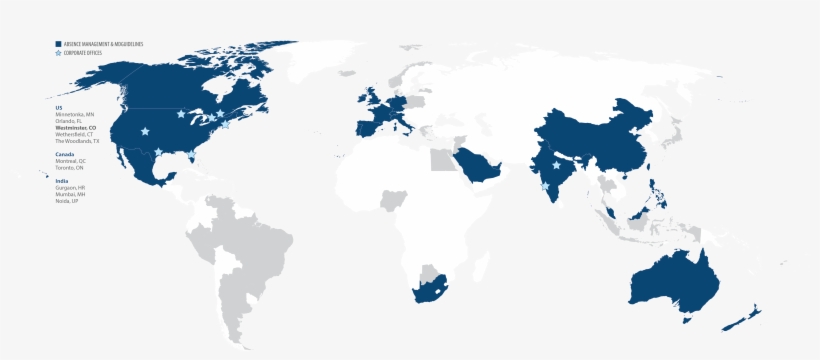 Our Global Footprint - World Map Panoramic View Transparent PNG ...