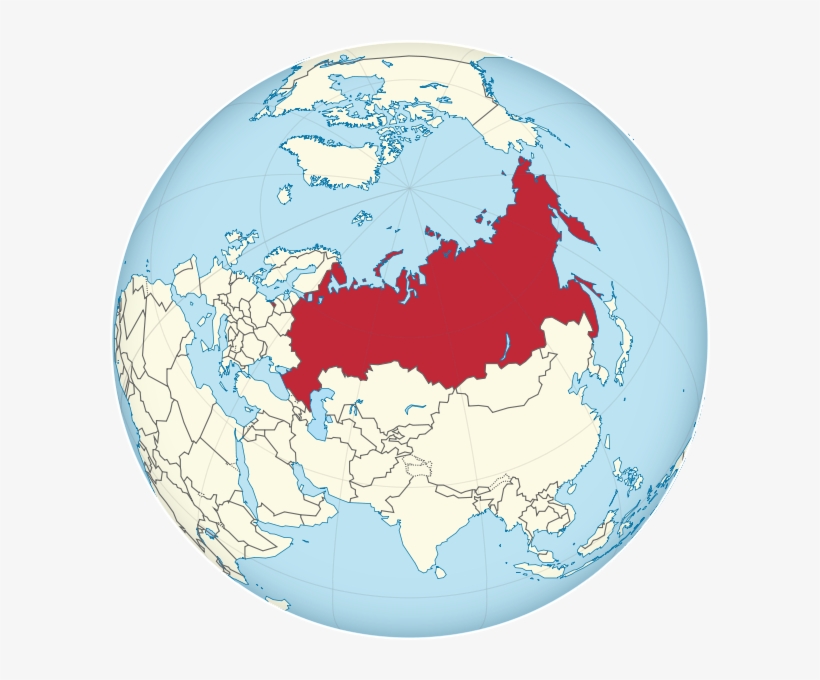 Russia Globe - Russia Map On Globe Transparent PNG - 600x600 - Free ...