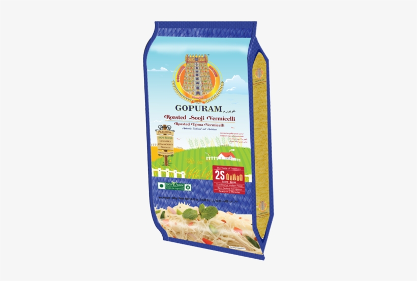 Gopuram Semia - Gopuram Roasted Upma Semia Transparent PNG - 312x500 ...
