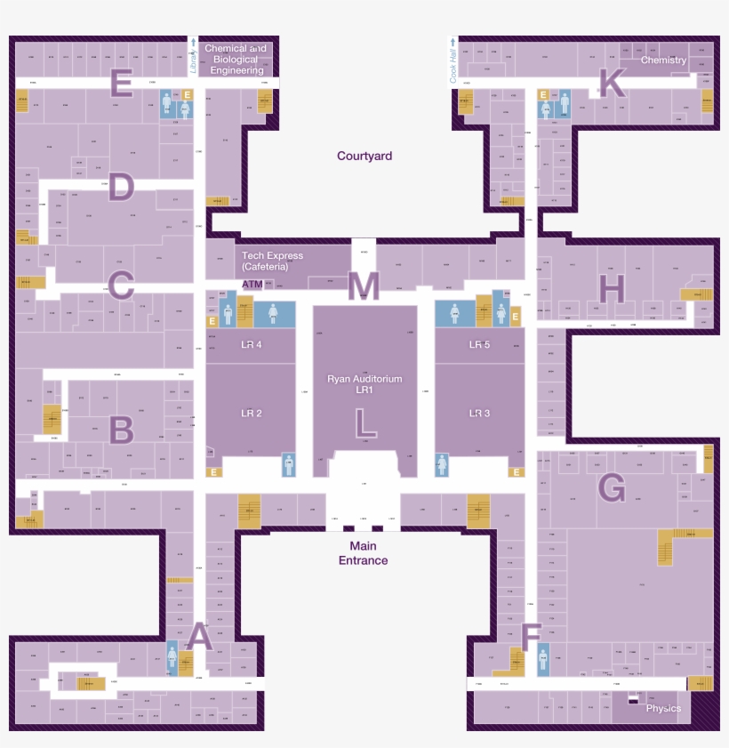 First Floor Of The Technological Institute Building - Northwestern Tech ...