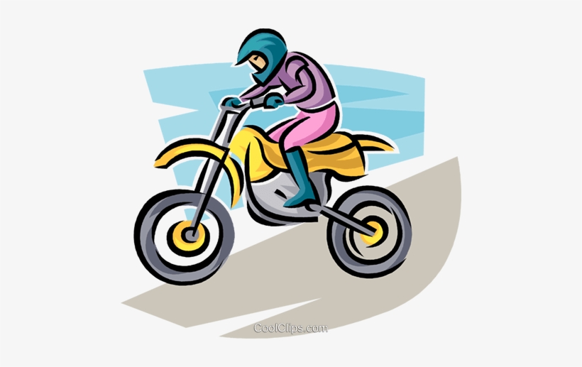 Motorcycle Rider Royalty Free Vector Clip Art Illustration - Motorcycle ...