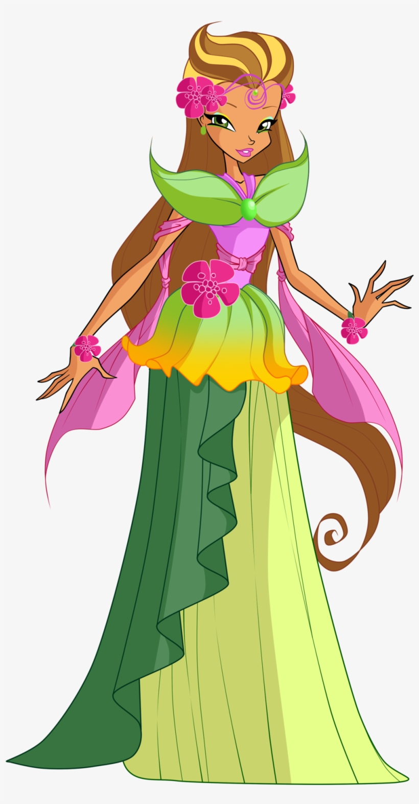 Com Flora By Miaenchantedfairy Deviantart On - Winx Club Flora Princess ...