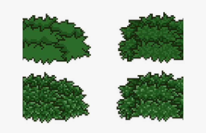 Download Drawn Bush Pixel - Tree - HD Transparent PNG - NicePNG.com