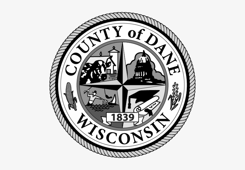 Png Format In Black And White - Dane County Logo Transparent PNG ...