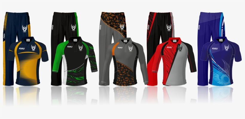 Sublimated Cricket Kits - Cricket Uniform Transparent PNG - 799x319 ...