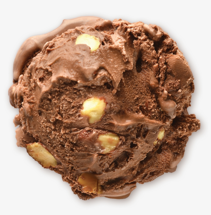 Homemade Brand Dutch Chocolate Almond Ice Cream Scoop - Dutch Process ...